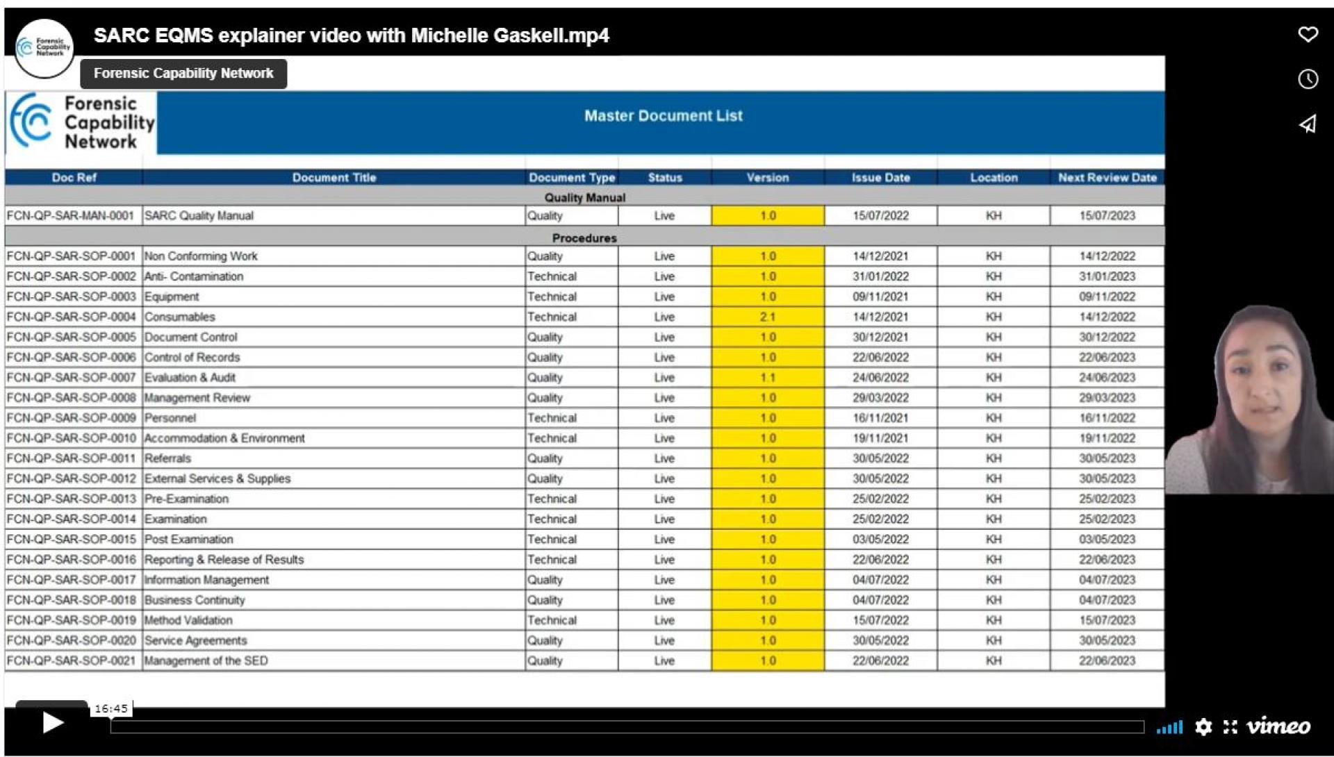 SARC Quality Management System launches: links and step-by-step video guide | FCN